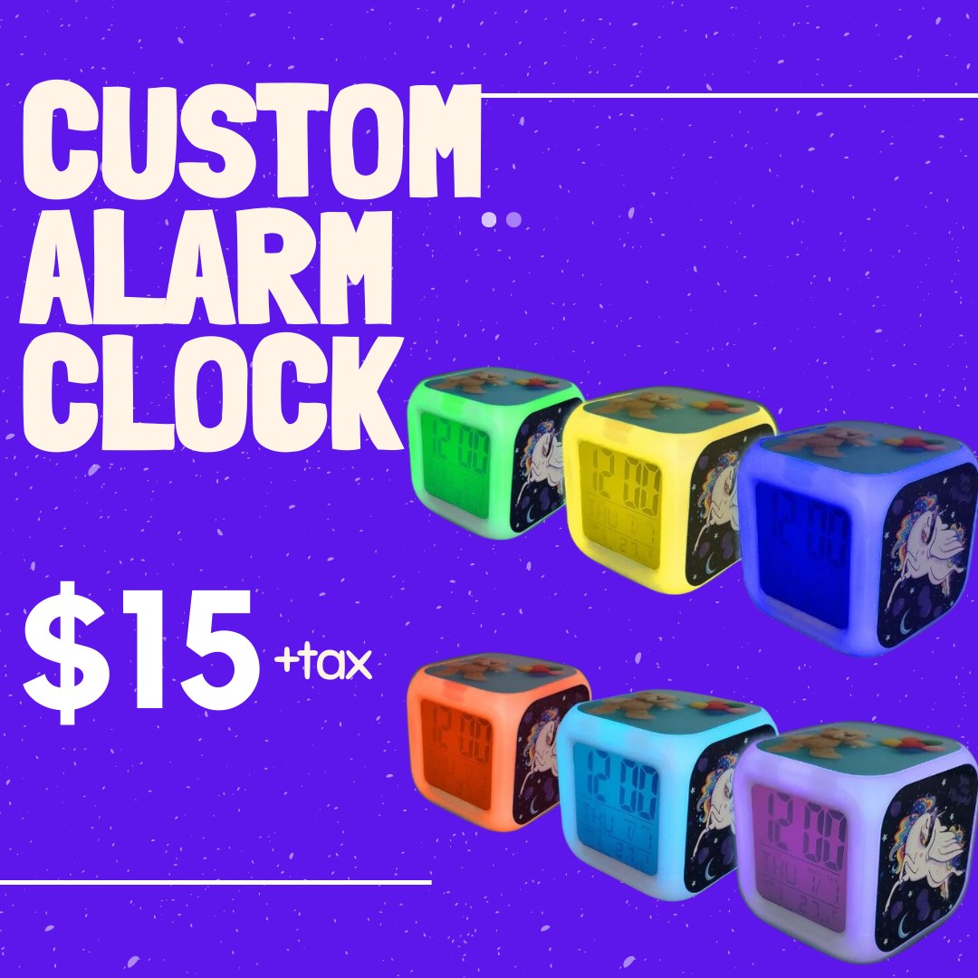 Custom Alarm Clock – Wingler Impressions